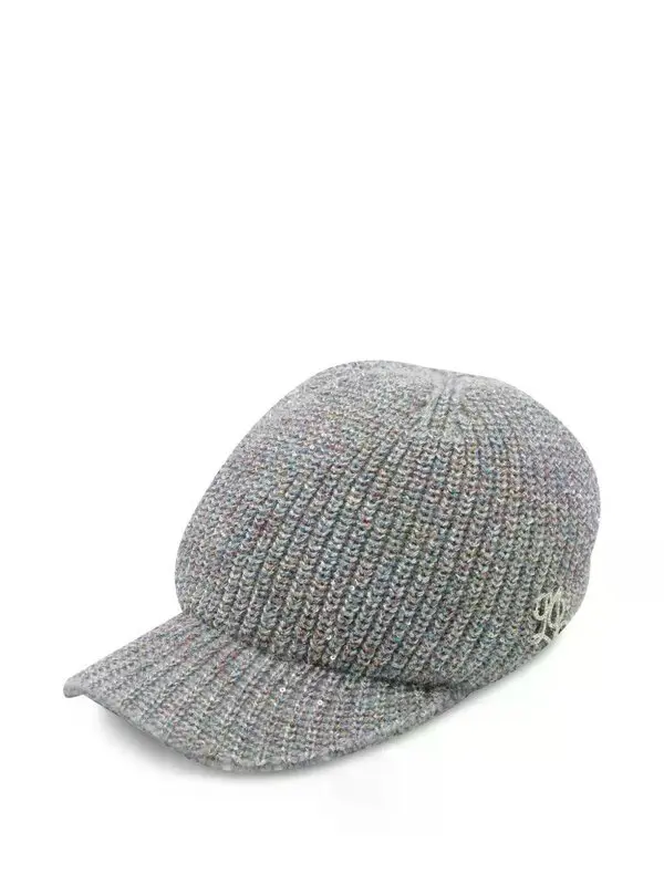 Liu Jo Sequin-embellished Knitted Cap - Grey