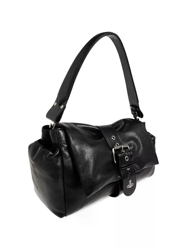 VIVIENNE WESTWOOD Hazel Treasure Leather Shoulder Bag