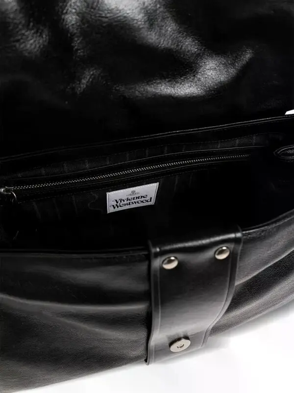 VIVIENNE WESTWOOD Hazel Treasure Leather Shoulder Bag