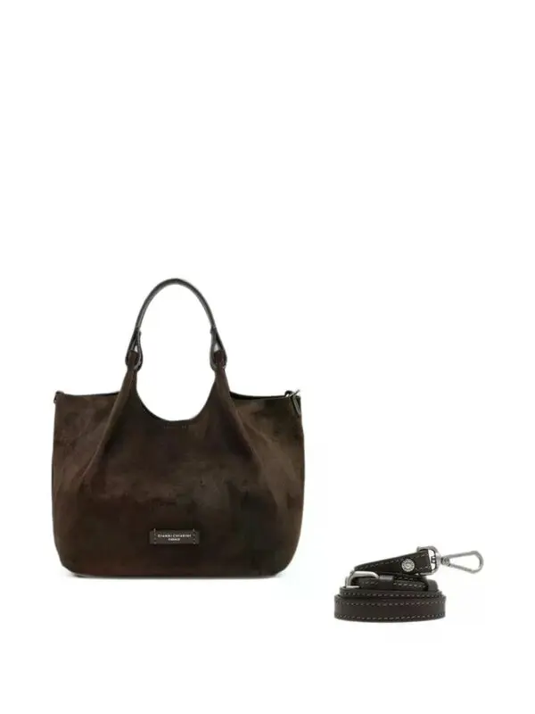 GIANNI CHIARINI Logo Patch Tote Bag