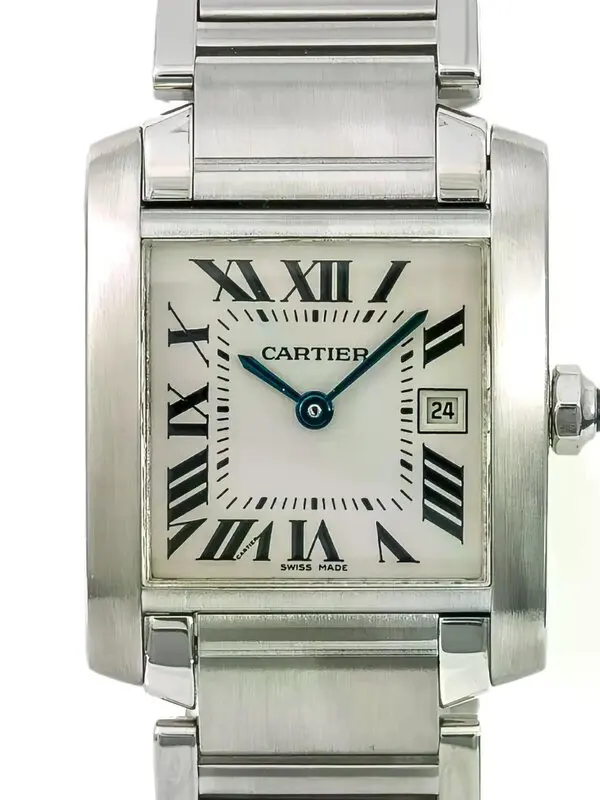 Cartier Tank Française 25mm Watch - White