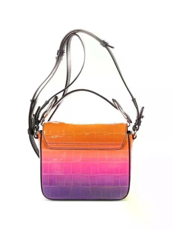 Chloé C-plaque Embossed Crocodile Effect Tote Bag