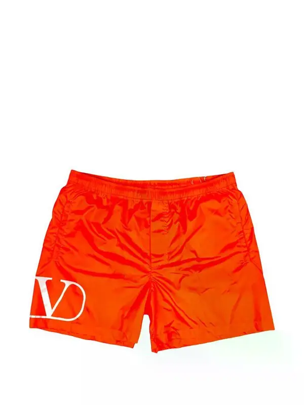 Valentino Garavani Vlogo Signature Swim Shorts - Orange