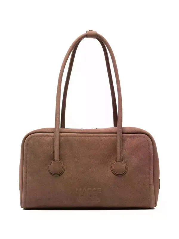 MARGESHERWOOD Nubuck Leather Shoulder Bag - Brown