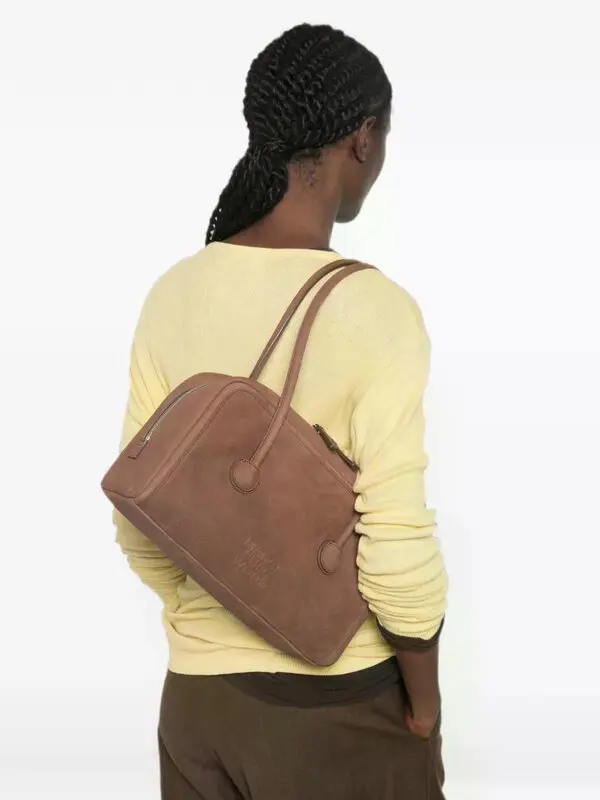 MARGESHERWOOD Nubuck Leather Shoulder Bag