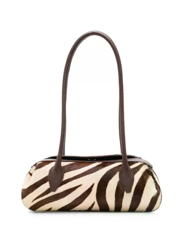 Yuzefi Zebra-print Shoulder Bag - Brown