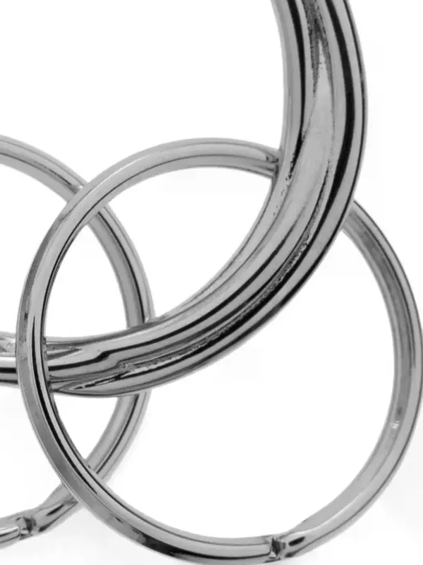 JIL SANDER Engraved-logo Twisted-effect Keyring