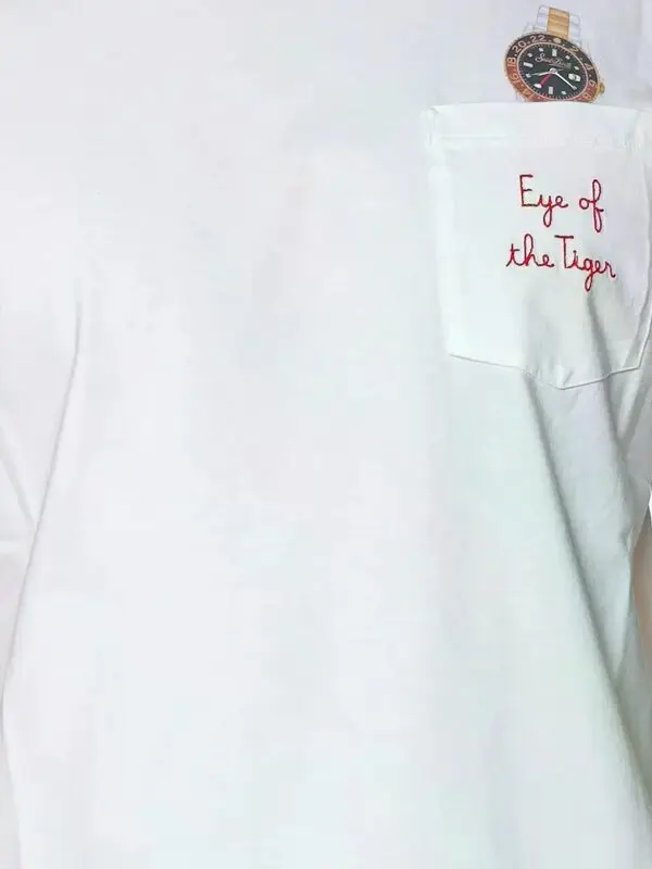 MC2 SAINT BARTH Austin Embroidered Chest-pocket T-shirt