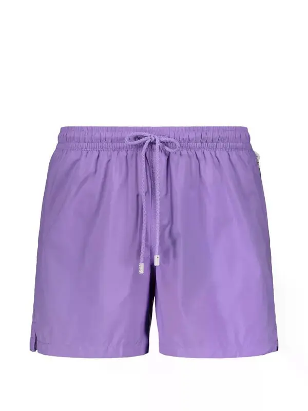 Fedeli Drawstring-waist Beach Shorts - Purple