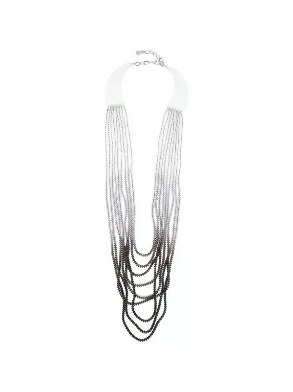 Emporio Armani Multi-strand Bead-embellished Necklace