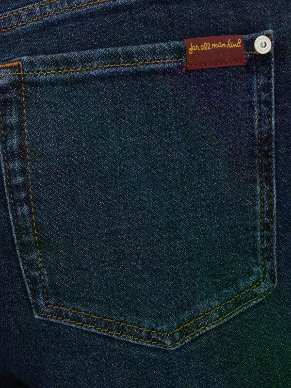 7 For All Mankind Modern Mojo High-waisted Straight-leg Jeans