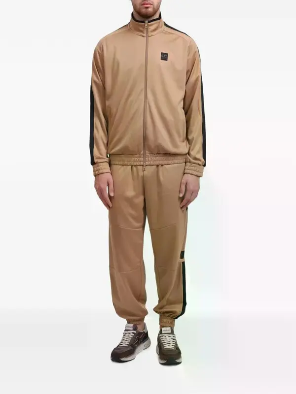 EA7 Logo-patch Zip-up Jacket