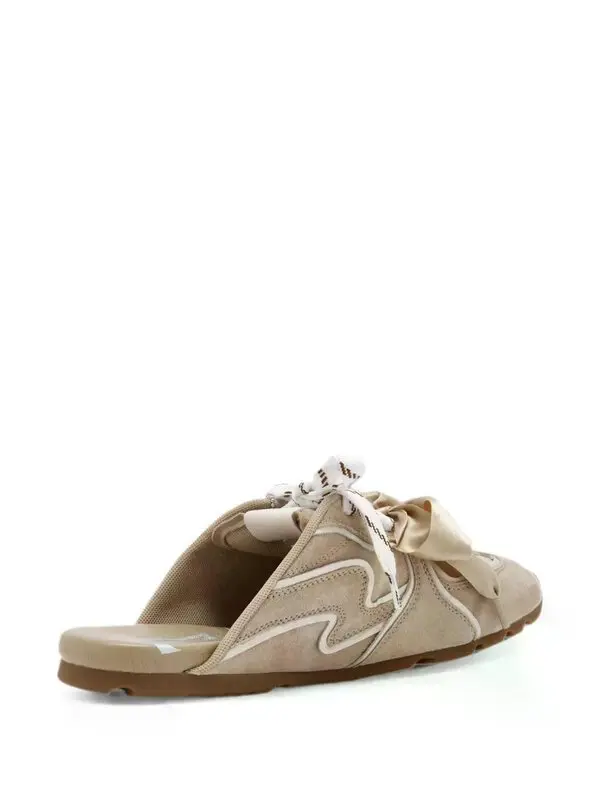 NAKED WOLFE Bow-detail Lace-up Loafers