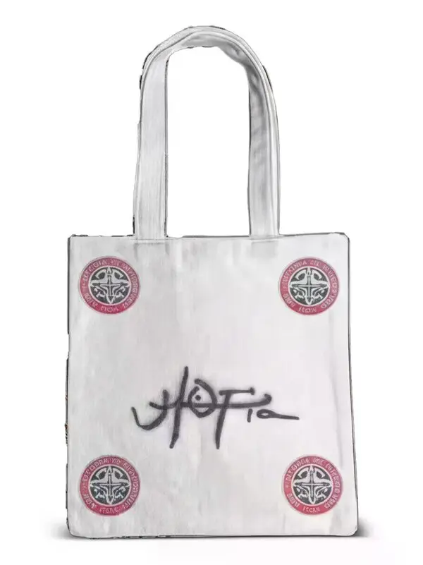 TRAVIS SCOTT Utopia Tour Graphic Print Tote Bag - White