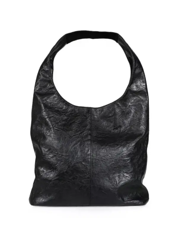 GLOWNY G Crinkled-effect Shoulder Bag