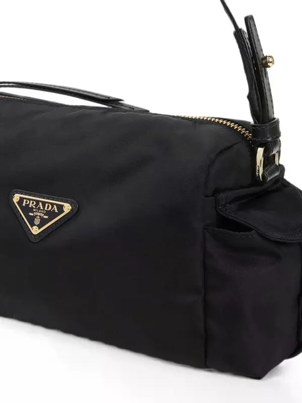 Prada Logo-plaque Shoulder Bag