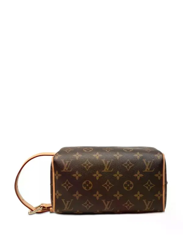 LOUIS VUITTON Monogram Locker Dopp Kit Clutch Bag - Brown