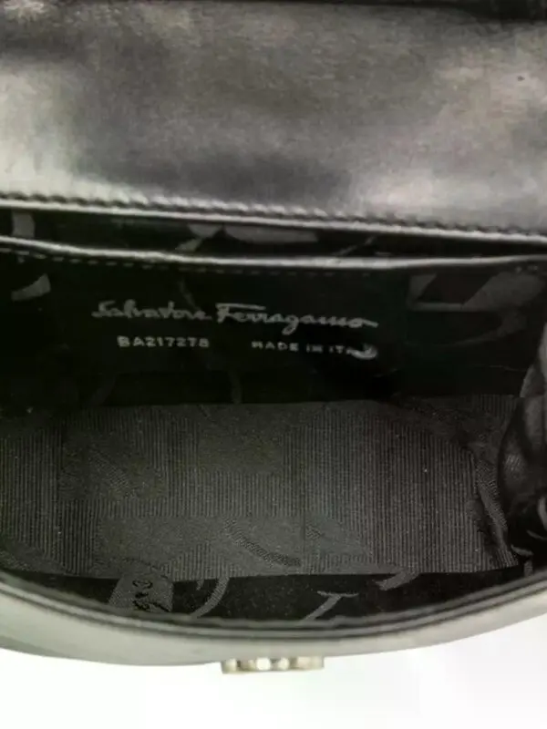 FERRAGAMO 2010-2026 Mini Leather Vara Crossbody Bag