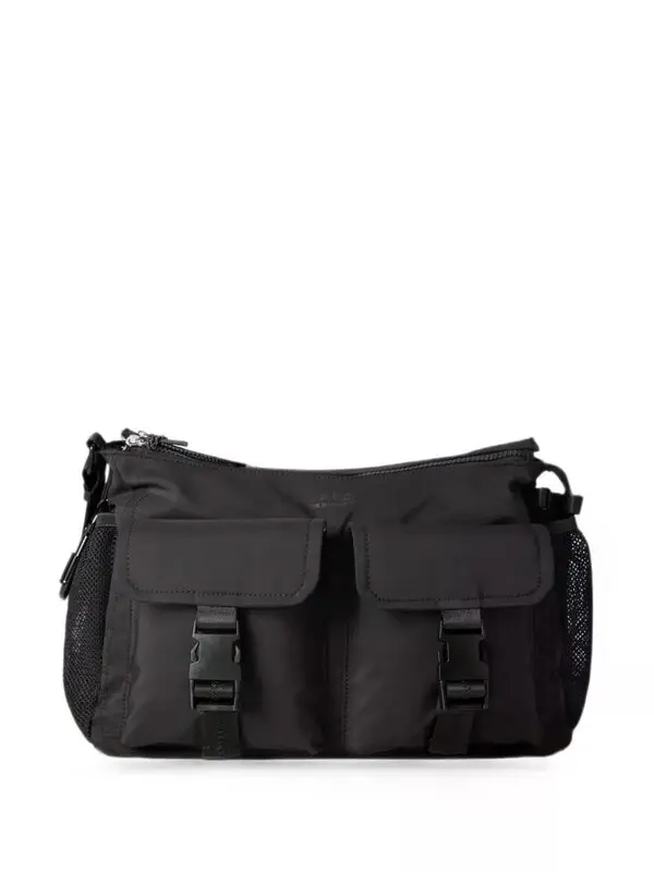 A.p.c. Buckle-fastening Pocket Messenger Bag - Black