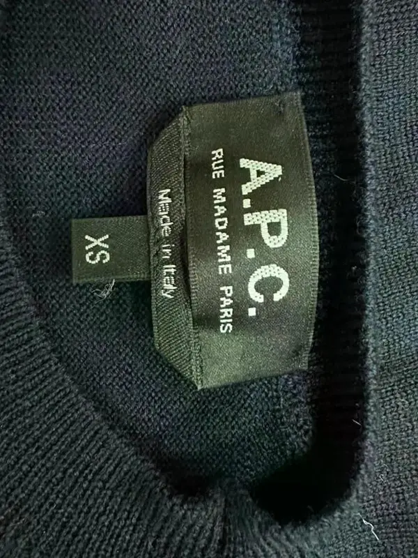 A.p.c. Crew-neck Knitted Sweater
