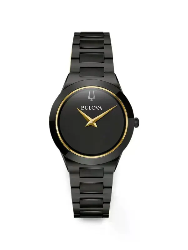 Bulova Millenia 32mm Quartz Watch - Black