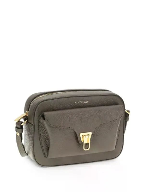 COCCINELLE Small Beat Soft Leather Cross Body Bag - Green