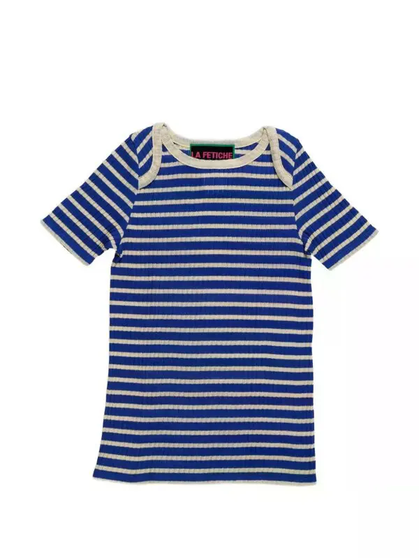 LA FETICHE Striped T-shirt - Blue