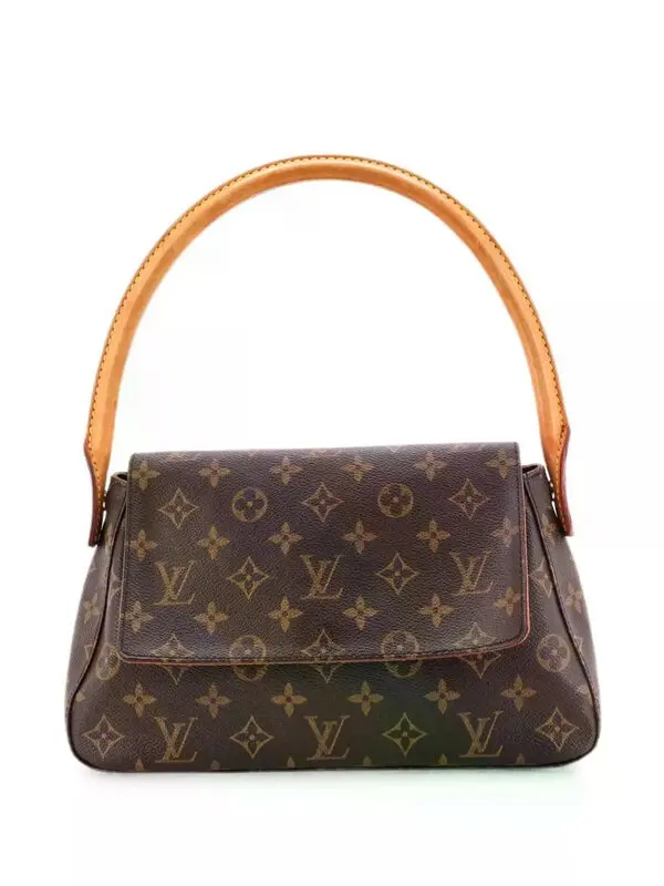 LOUIS VUITTON Looping Handbag Monogram Canvas Mini Satchel