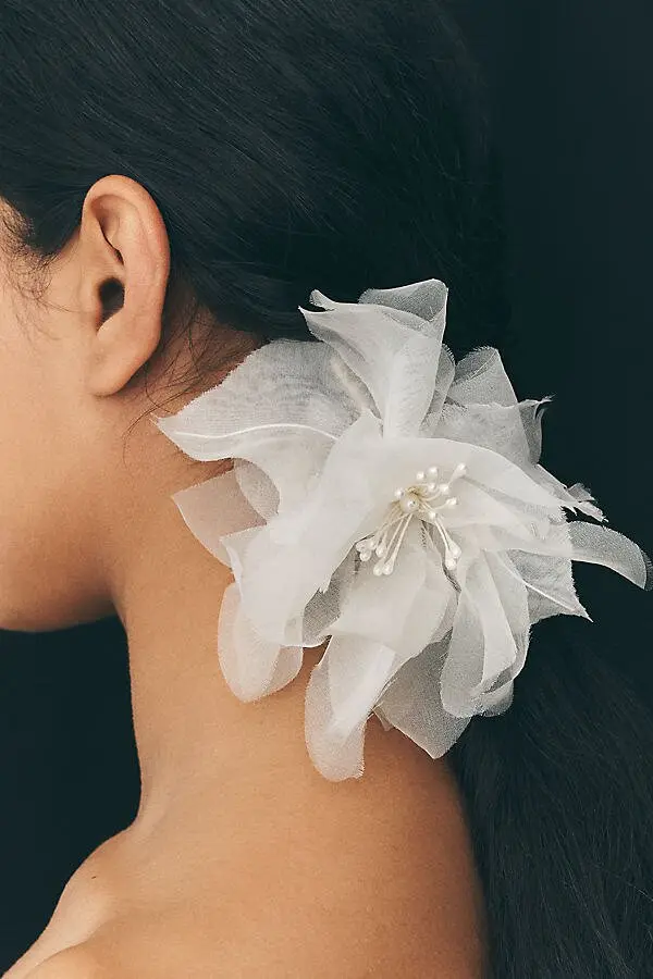 TWIGS & HONEY Iris Silk Bridal Hair Comb
