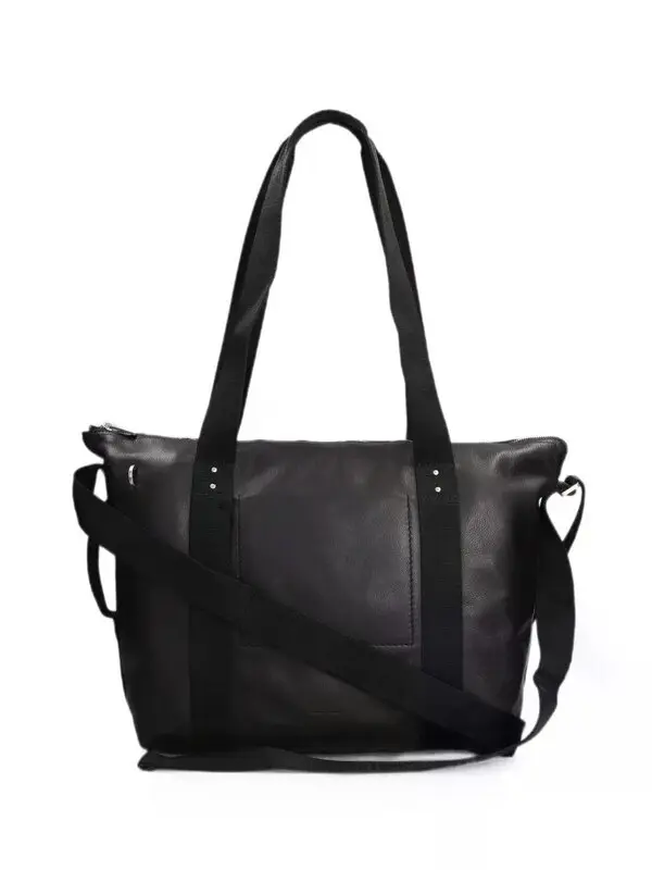 Rick Owens Large Trolley Grainy Tote Bag - Black