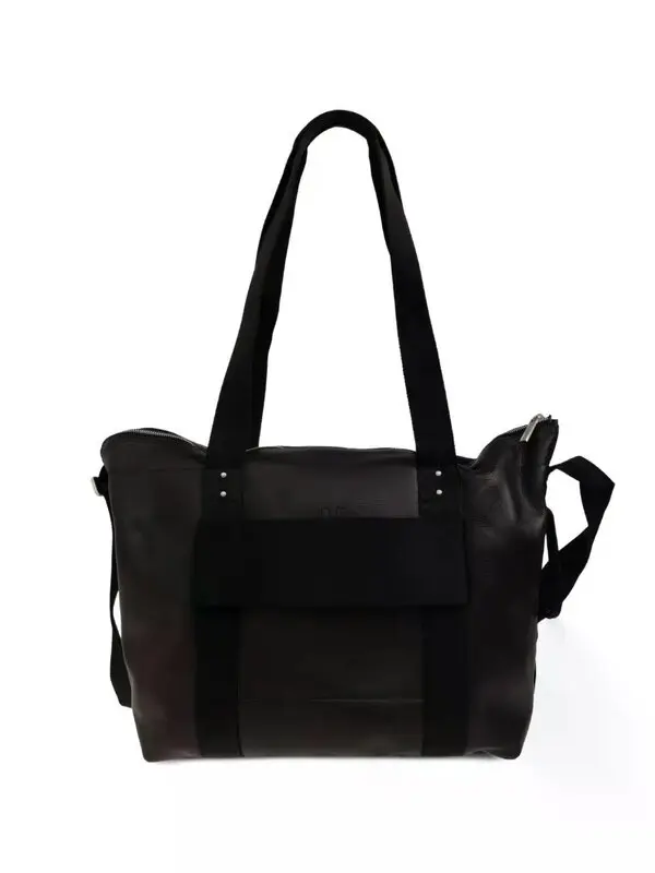 Rick Owens Trolley Leather Tote Bag - Black