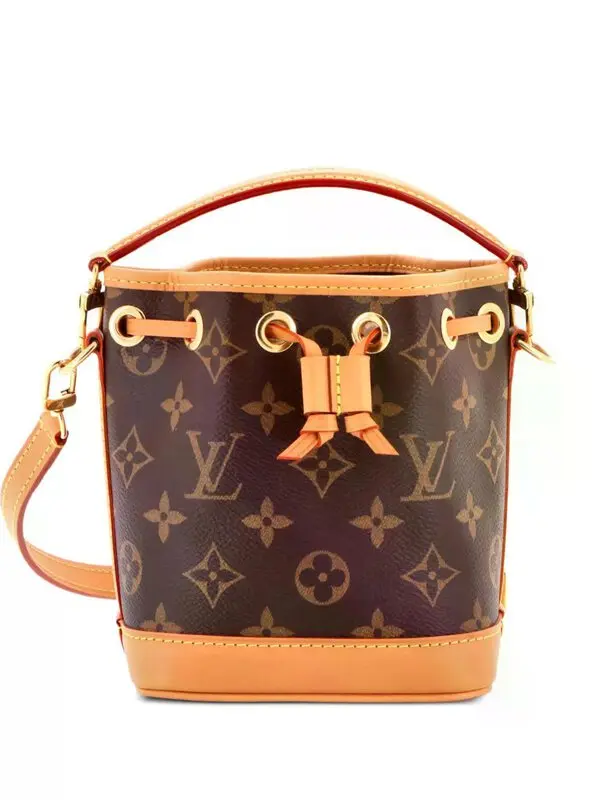 LOUIS VUITTON Monogram Canvas Nano Bucket Bag