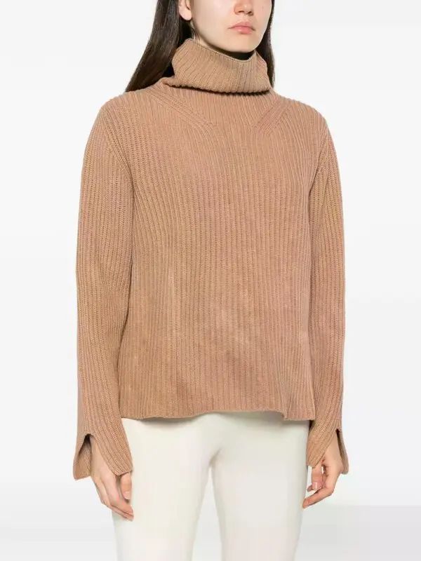 Liviana Conti Ribbed-knit Turtleneck Sweater