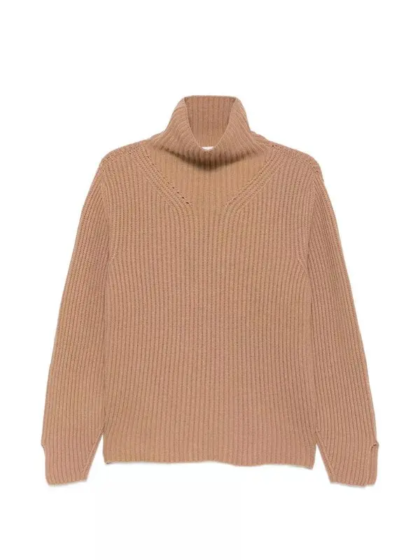Liviana Conti Ribbed Knit Turtleneck Sweater