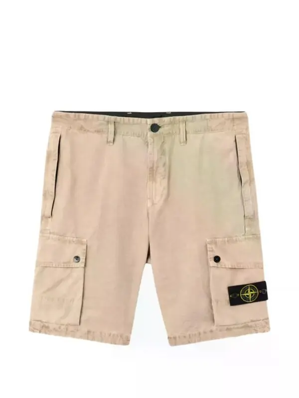 Stone Island Logo-patch Cargo Shorts