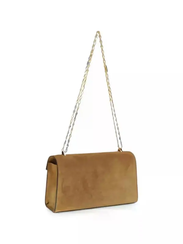 Savette Symmetry Suede Shoulder Bag
