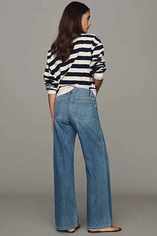 Joe's Jeans Low-rise Wide-leg Jeans - Sundance