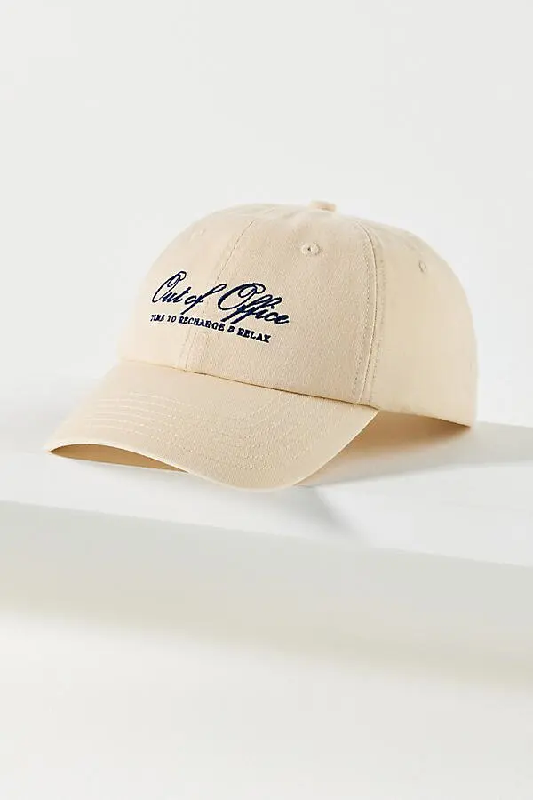 KENZ KUSTOMZ Out Of Office" Baseball Cap - Tan