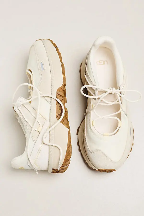 UGG Retrofi Low Ballet Sneakers - White