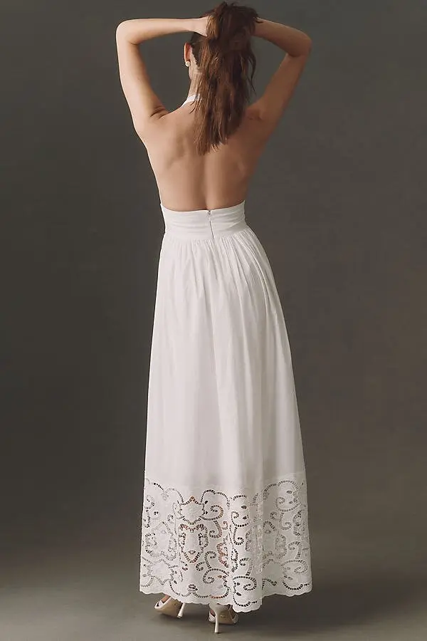 Dress The Population Nessie Cotton Maxi Dress