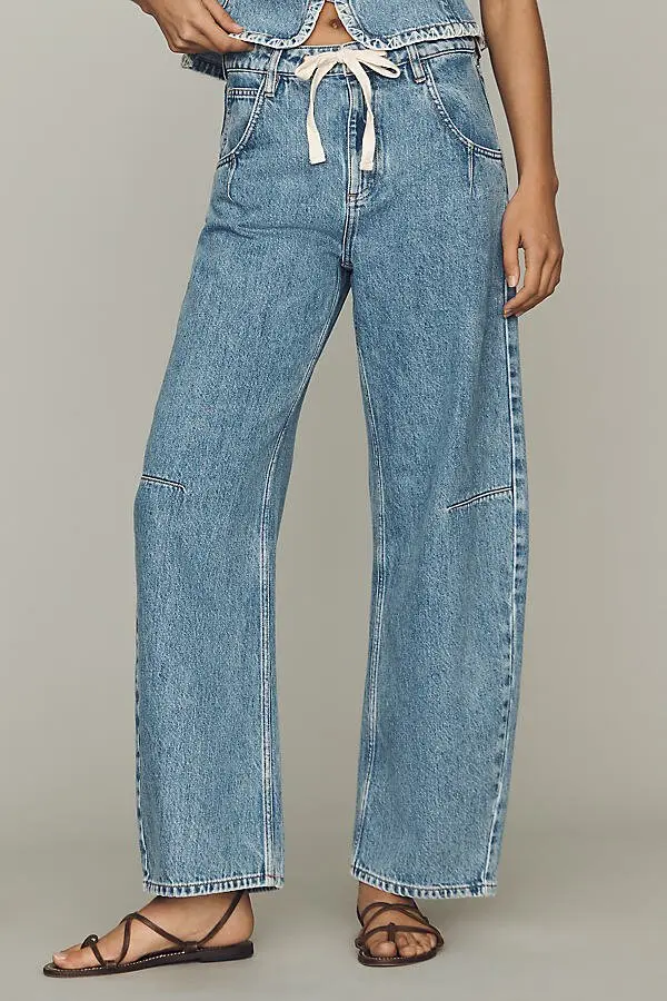 SEVENTY + MOCHI Mila High-rise Barrel Jeans