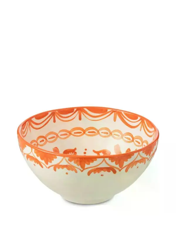 J-LINE Granada Floral-print Bowl - Neutrals