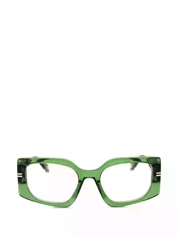 Marc Jacobs Rectangle Frame Eyeglasses - Green
