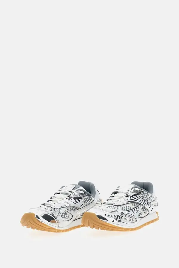 Bottega Veneta Orbit Sneakers - Argento