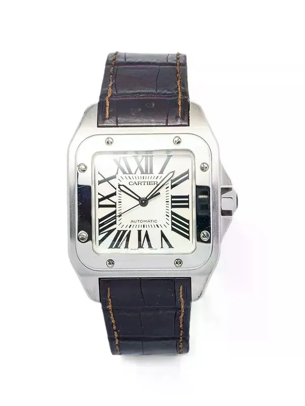 Cartier Santos 100 Automatic Watch - White