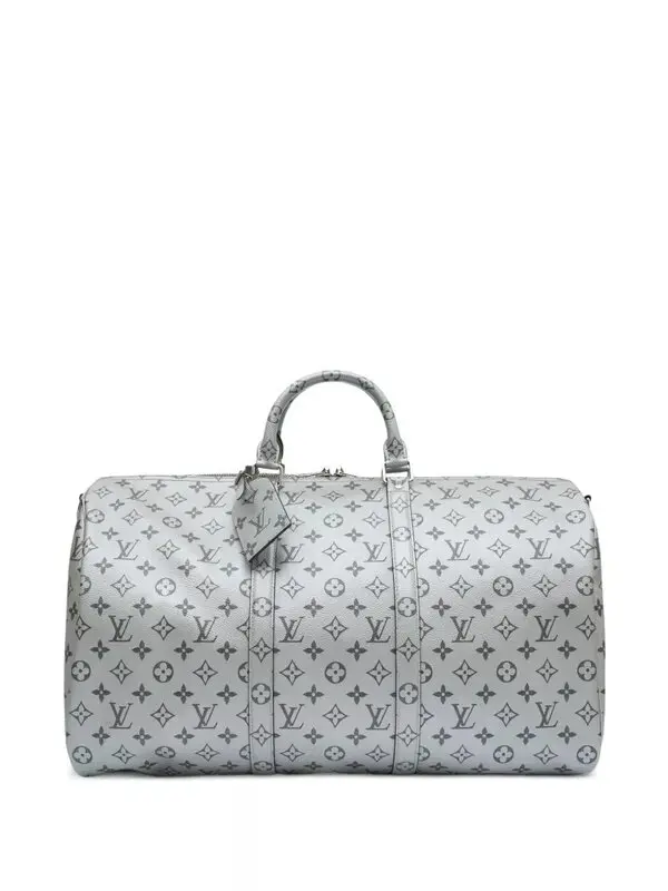 LOUIS VUITTON 50 Monogram Metallic Keepall Bandouliere Holdall