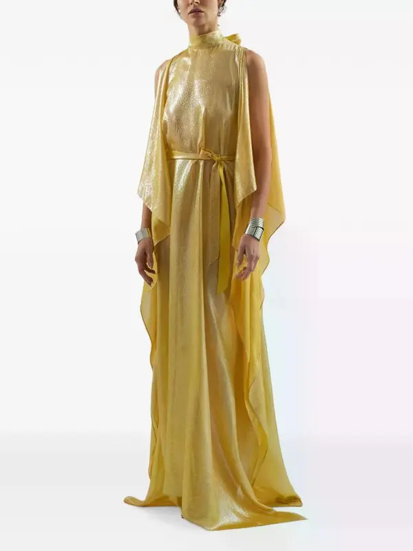 TALLER MARMO Nevada Belted Maxi Kaftan Dress