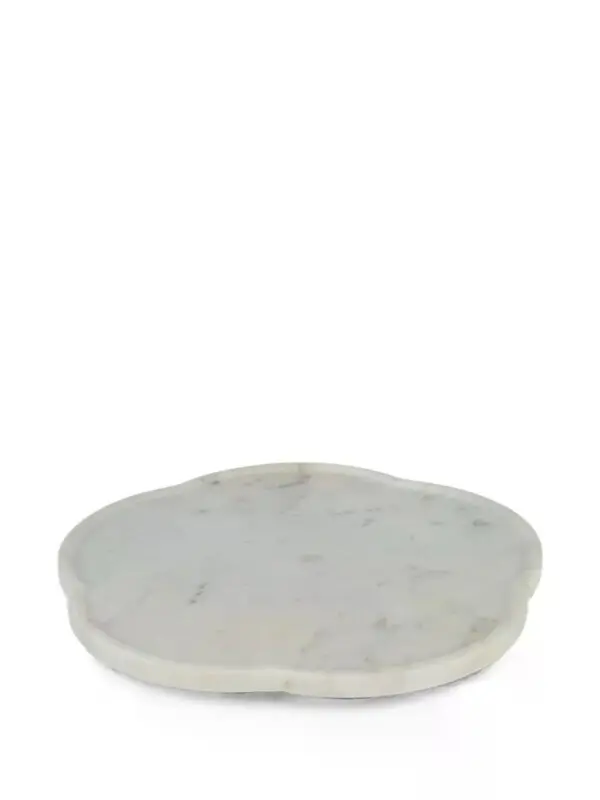 J-LINE Flower-shaped Rotating Marble Plate