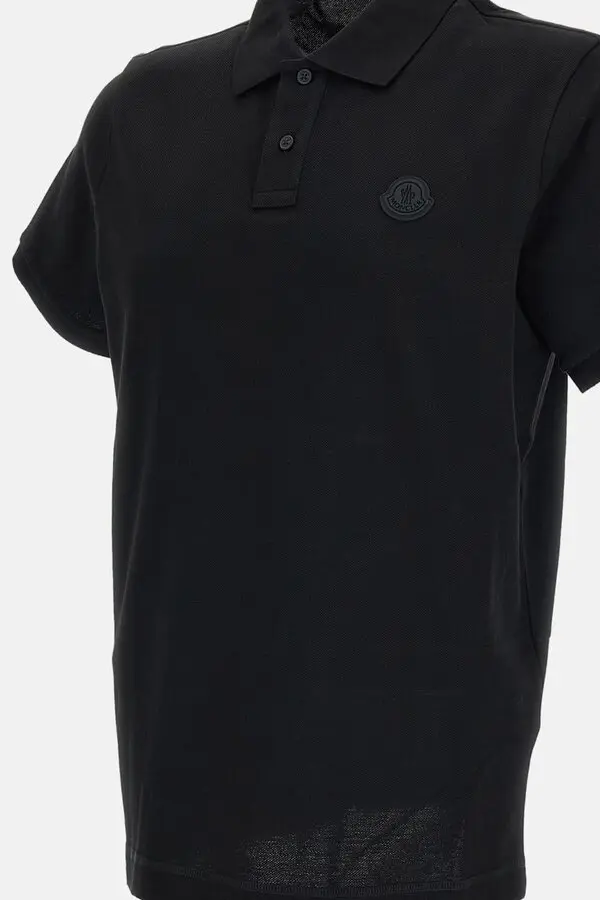 Moncler Cotton Piqué Polo Shirt