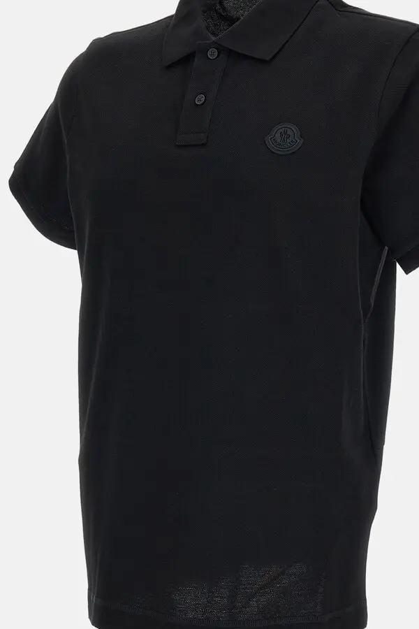 Moncler Cotton Piqué Polo Shirt